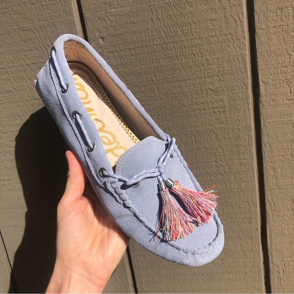 Sam Edelman | Shoes | New Sam Edelman Genuine Leather Suede Dusty Blue ...